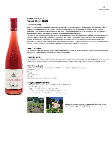 Château d’Aqueria – Kobrand Wine & Spirits